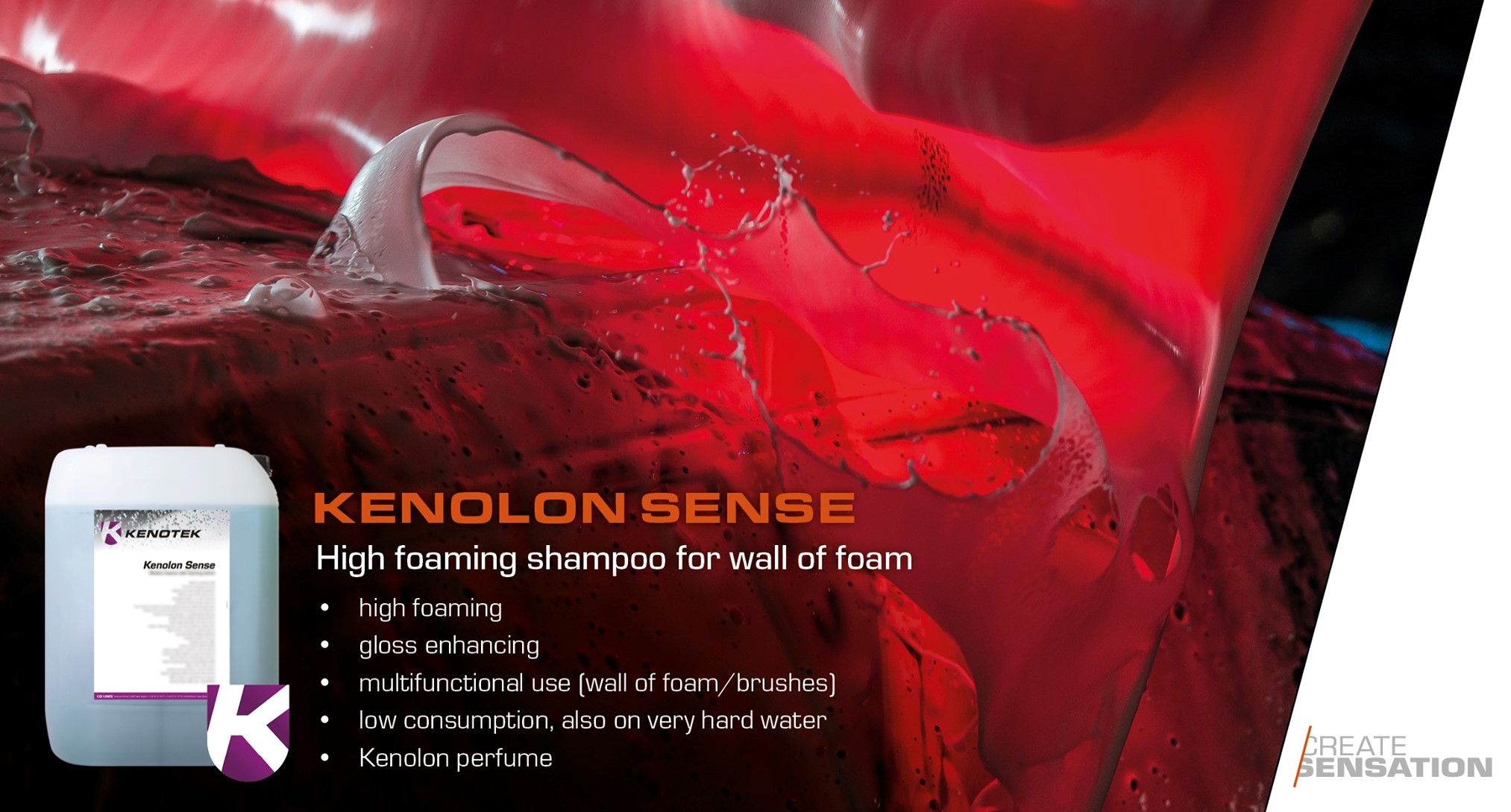 KENOLON SENSE 20l szampon pogłębiający połysk, perfumowany - Provaco